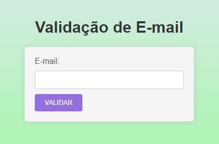 Projeto de Validação de Email e CPF | validacoes
